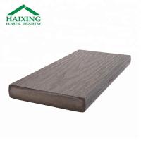 China Exterior Wood Grain PVC Foam Composite Decking 140mm x 25mm for Modern Terrace for sale