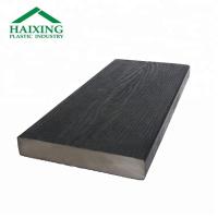 China Exterior Wood Grain PVC Foam Composite Decking 140mm x 25mm for Modern Terrace for sale