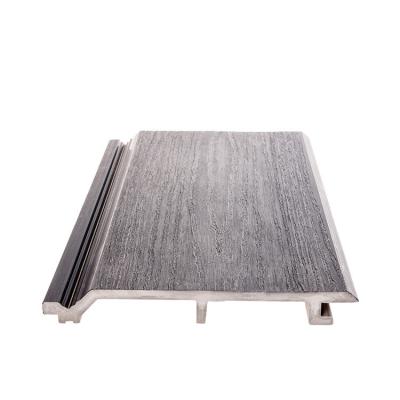 China PVC WPC Wood Plastic Composite Outdoor Wall Siding 100-180mm Width 2m Length for sale