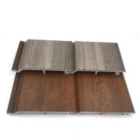 China PVC WPC Wood Plastic Composite Outdoor Wall Siding 100-180mm Width 2m Length for sale