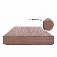China Advanced Engineering Outdoor PVC Garden Flooring Extruded Timber Elastic Composite Decking for sale