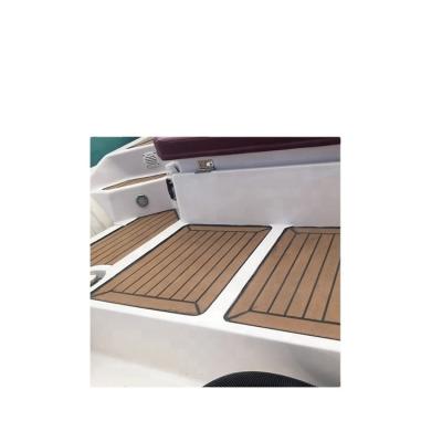 China Luxury Soft PVC Boat Deck Flooring 190mm x 5mm for Yacht Outdoor Install Glue for sale