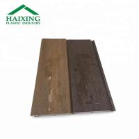 China PVC/WPC Wood Plastic Composite Siding Panel for Modern Exterior Wall Cladding Solution for sale