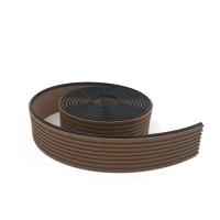 China 190x5x25000mm Non Skid Synthetic PVC Teak Decking for Boat Yacht Floor for sale