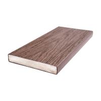 China Co-extrusion WPC Decking 140x25mm Balcony Flooring for Garden Stairs for sale