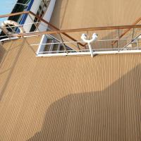 China Teak Timber-Like PVC Yacht Floor Decking 190mm Width 5mm Thickness for Playground Equipment for sale
