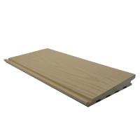 China PVC Engineered Flooring Prefabricated House Wall Siding 100-180mm x 10-26mm for sale
