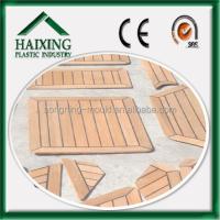 China 45mm Wide Synthetic Soft PVC Yacht Decking 5mm Thickness Outdoor Marine Flooring for sale