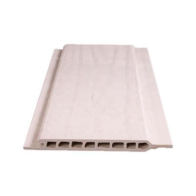 China PVC Foam Wood Composite Wall Panels 100-180mm Width 2m Length for House Finishing for sale