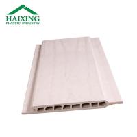 China PVC Foam Wood Composite Wall Panels 100-180mm Width 2m Length for House Finishing for sale