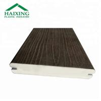 China Outdoor Flooring 100% PVC Composite Decking with Wood-Plastic Composite Material for sale