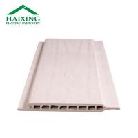 China PVC Foam Wood Composite Wall Panels 100-180mm Width 2m Length for House Finishing for sale