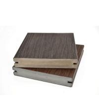 China 4m Length Wood Texture WPC Balcony Floor Covering 140mmx25mm Outdoor Composite Decking for sale