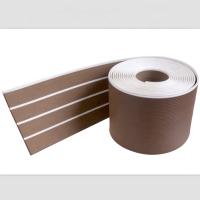 China Synthetic Teak PVC Boat Decking 190mm x 5mm Waterproof Marine Flooring for sale