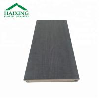 China 4m Length Wood Texture WPC Balcony Floor Covering 140mmx25mm Outdoor Composite Decking for sale