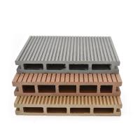 China Haixing PVC Foam Decking 140mm x 25mm ASA Co-extrusion Anti UV No Fade Outdoor Floor for sale