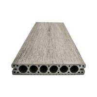 China No Deformation Anti-Slip Hollow WPC Flooring Tiles 140mm x 25mm for Parquet Decking for sale