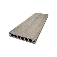 China No Deformation Anti-Slip Hollow WPC Flooring Tiles 140mm x 25mm for Parquet Decking for sale