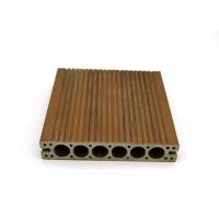 China No Deformation Anti-Slip Hollow WPC Flooring Tiles 140mm x 25mm for Parquet Decking for sale