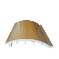 China Curved Wood Plastic Composite WPC Cladding for 180mm*26mm Exterior 3D Plastic Wall for sale