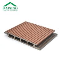 China Exterior Decorative Wood and Plastic Composite WPC Wall Siding with Click Installation for sale