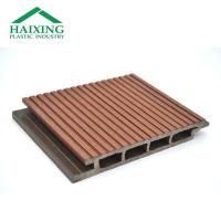 China Exterior Decorative Wood and Plastic Composite WPC Wall Siding with Click Installation for sale