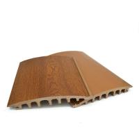 China Cover Laminating WPC Weatherboard Cladding Panel for Prefabricated Exterior Wall Facade for sale