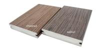 China Outdoor Anti-Slip WPC Decking 140mm x 25mm Interlocking PVC ASA Co-Extrusion for sale