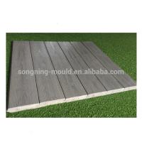China Removable Wood Plastic Composite Flooring Anti UV Brushing Surface 140x25mm for sale
