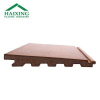 China Coffee Plastic Wood Composite Wall Panels 100-180mm for Outdoor Building Prefabricated House for sale