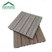 China Outdoor PVC Anti-Slip DIY Path Decking Floor 300mm x 300mm Interlock Profile for sale