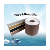 China LIKEWOOD PVC Teak Boat Decking 5mm x 19cm x 25m Waterproof Antiskid Yacht Flooring for sale