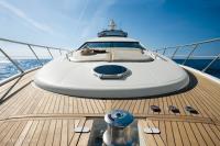 China WPC Wood Plastic Composite Marine Decking 25m x 19cm Waterproof Anti-slip PVC Decking for sale