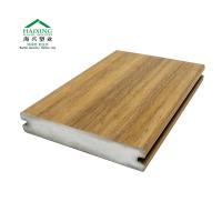China ASA PVC Co-extrusion Backyard Deck Floor Tile 140mm x 25mm Custom Length for sale