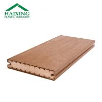 China ASA PVC Co-extrusion Backyard Deck Floor Tile 140mm x 25mm Custom Length for sale