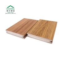China Haixing PVC Foam Decking 140mm x 25mm ASA Co-extrusion Anti UV No Crack for Outdoor Indoor for sale