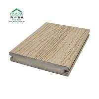 China Haixing PVC Foam Decking 140mm x 25mm ASA Co-extrusion Anti UV No Crack for Outdoor Indoor for sale