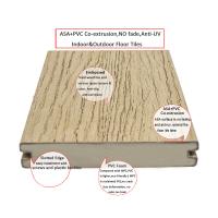 China Haixing PVC Foam Decking 140mm x 25mm ASA Co-extrusion Anti UV No Crack for Outdoor Indoor for sale