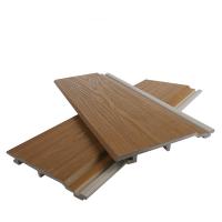 China PVC Foam Wall Panel 120mm x 12mm Soundproof Heat Insulation Hotel Ceiling Decoration for sale