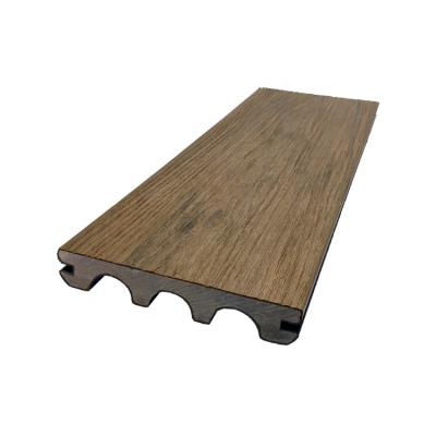 China Public Projects' Top Pick Foamed PVC Co-extruded with ASA Coating WPC Composite Decking for sale