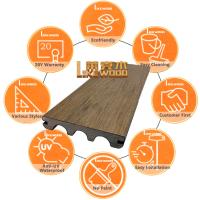 China Public Projects' Top Pick Foamed PVC Co-extruded with ASA Coating WPC Composite Decking for sale