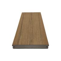 China Fine Wood Grain PVC Composite Decking 140mm x 25mm Outdoor Durable Luxury Floor for sale