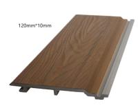 China Outdoor WPC Wood Plastic Composite Wall Panel 100mm x 10mm UV Resistant Waterproof for sale
