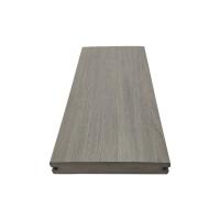 China Fine Wood Grain PVC Composite Decking 140mm x 25mm Outdoor Durable Luxury Floor for sale