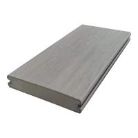 China Fine Wood Grain PVC Composite Decking 140mm x 25mm Outdoor Durable Luxury Floor for sale