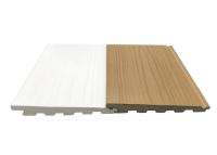 China 150*23mm Fireproof Luxury Co-Extrusion Plastic Cladding for Outdoor Panel 2022 Design for sale