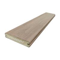 China PVC Aluminum Composite Decking 140mm x 25mm Luxury Outdoor Terrace Flooring Wood Grain for sale