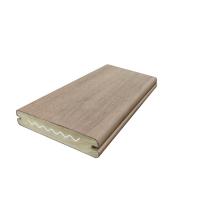 China PVC Aluminum Composite Decking 140mm x 25mm Luxury Outdoor Terrace Flooring Wood Grain for sale