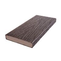 China PVC WPC Outdoor Decking 140x25mm UV Resistant Wood Plastic Composite Flooring for sale