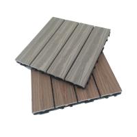 China DIY Outdoor PVC Decking Co-extruded WPC Square Pool Deck Tiles for Plastic-Based Design for sale